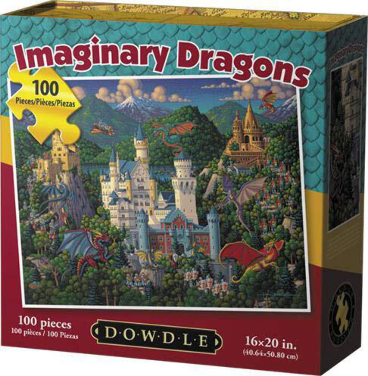 Dowdle Jigsaw Puzzle - Imaginary Dragons - 100 Piece - Walmart.com