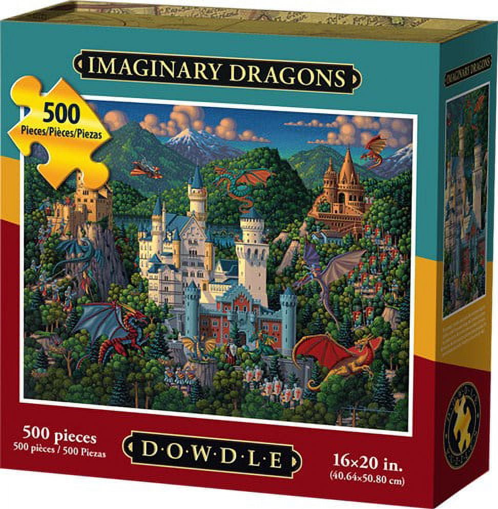 Dowdle Jigsaw Puzzle - Imaginary Dragons - 500 Piece - Walmart.com