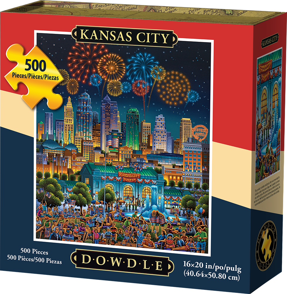 Dowdle Jigsaw Puzzle - Kansas City - 500 Piece - Walmart.com