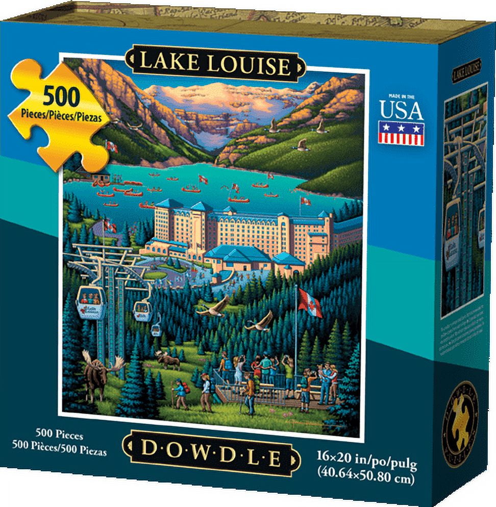 Dowdle Jigsaw Puzzle - Lake Louise - 500 Piece - Walmart.com