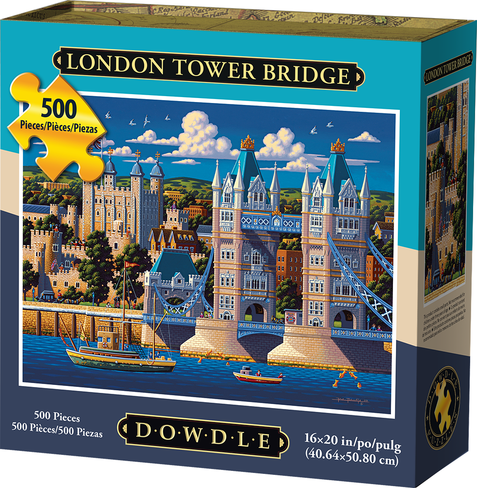 Dowdle Jigsaw Puzzle - London Tower Bridge - 500 Piece - Walmart.com
