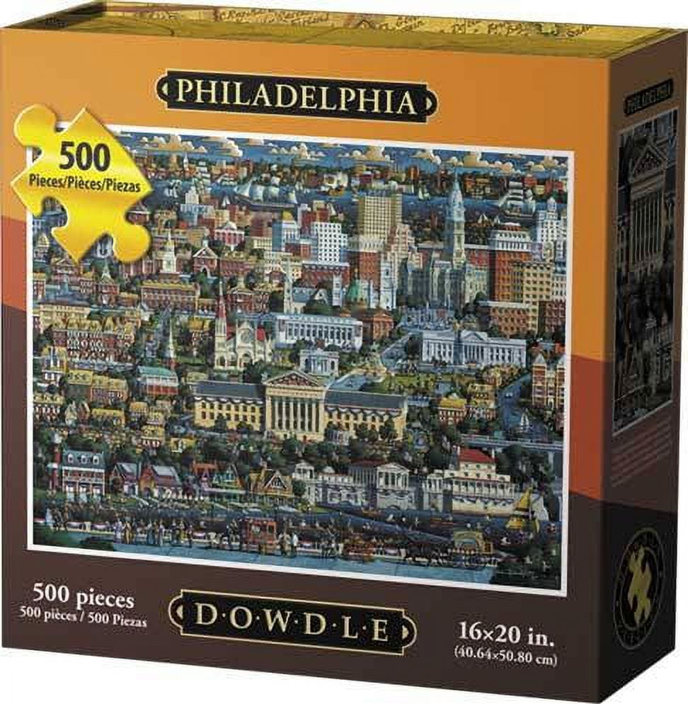 Dowdle Jigsaw Puzzle - Philadelphia - 500 Piece - Walmart.com