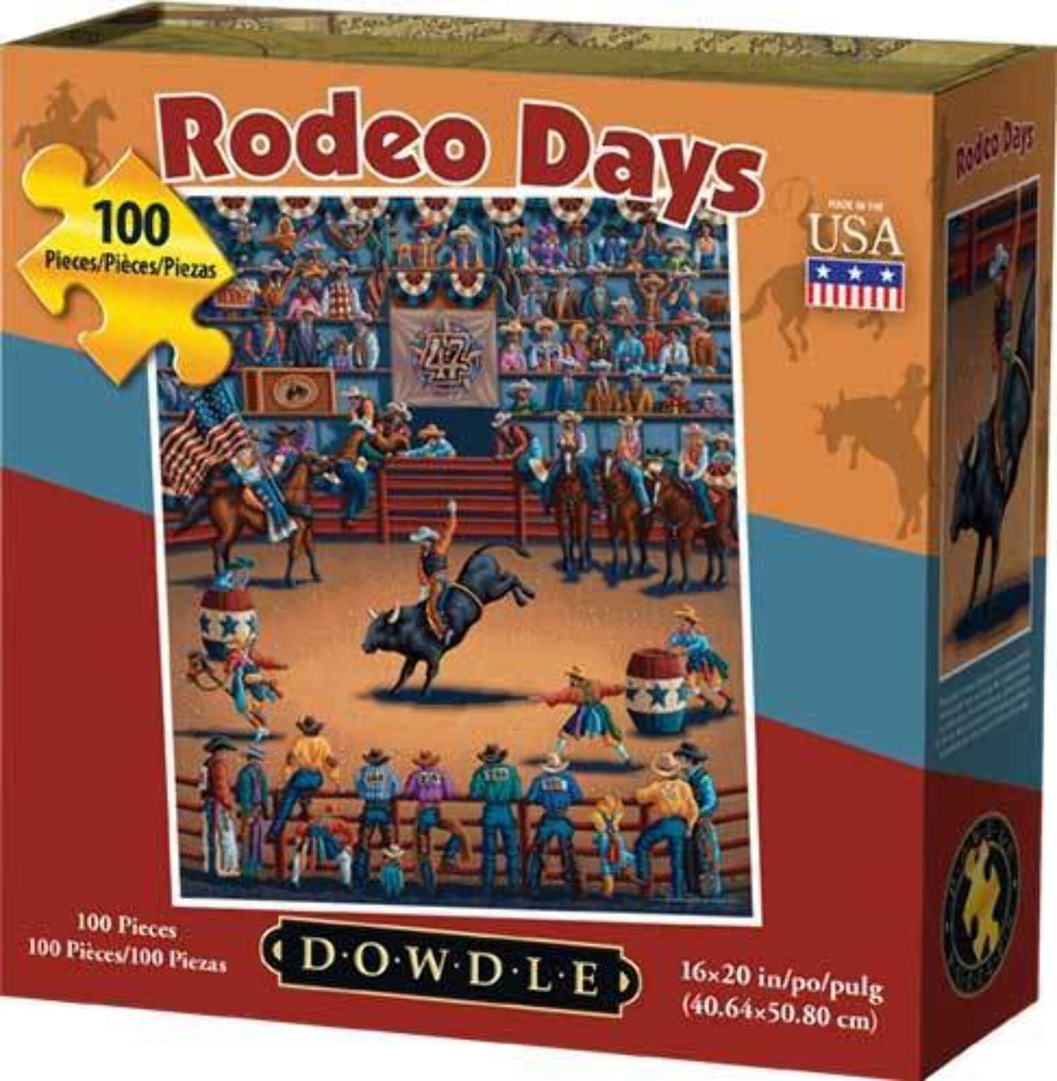 Dowdle Jigsaw Puzzle - Rodeo Days - 100 Piece - Walmart.com