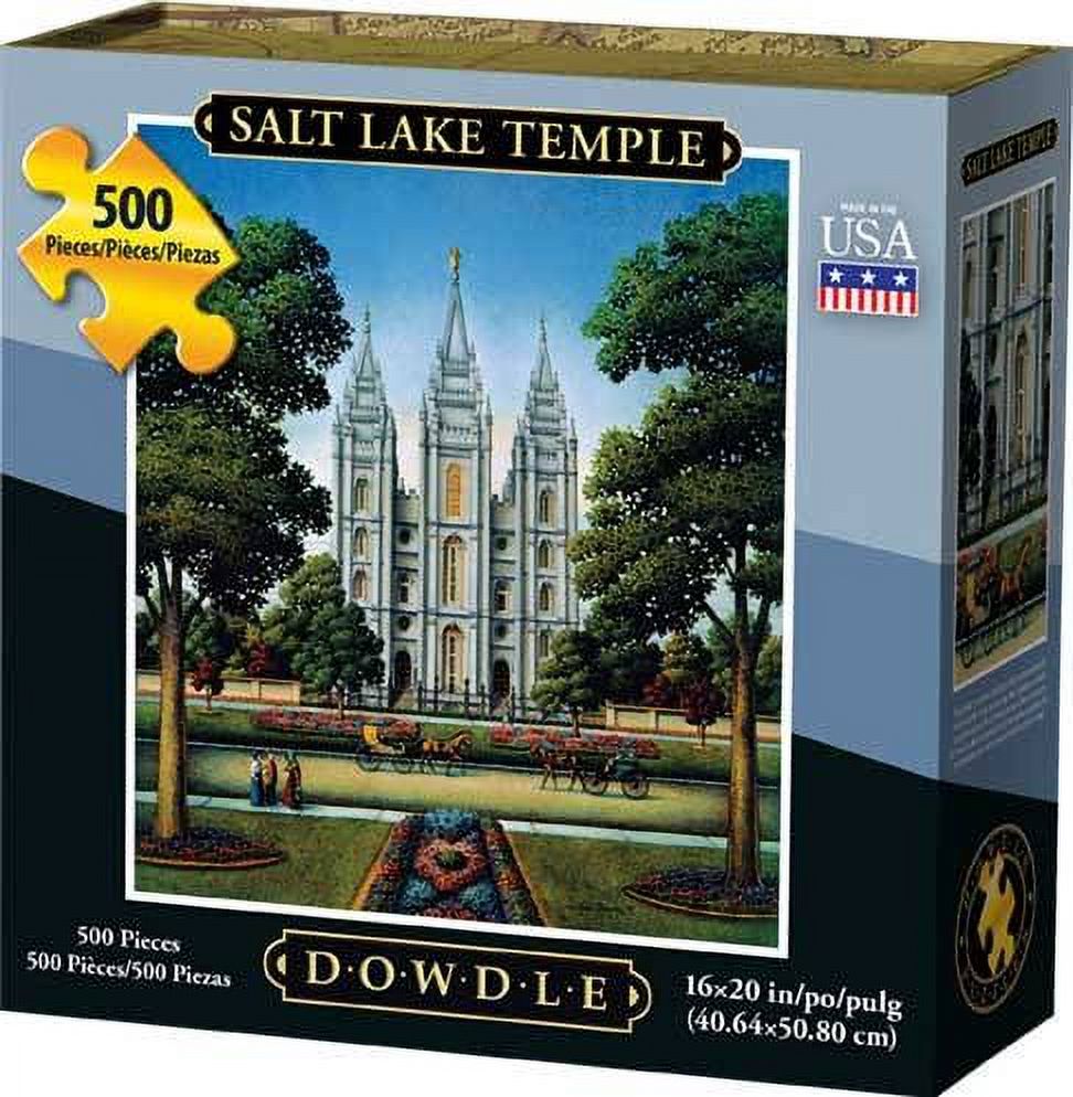 Dowdle Jigsaw Puzzle - Salt Lake Temple - 500 Piece - Walmart.com
