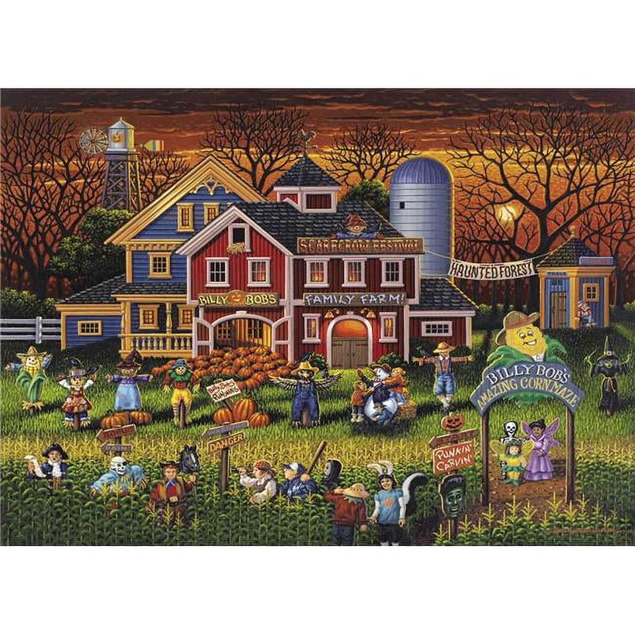 Dowdle Jigsaw Puzzle - Scarecrow Festival - 100 Piece - Walmart.com