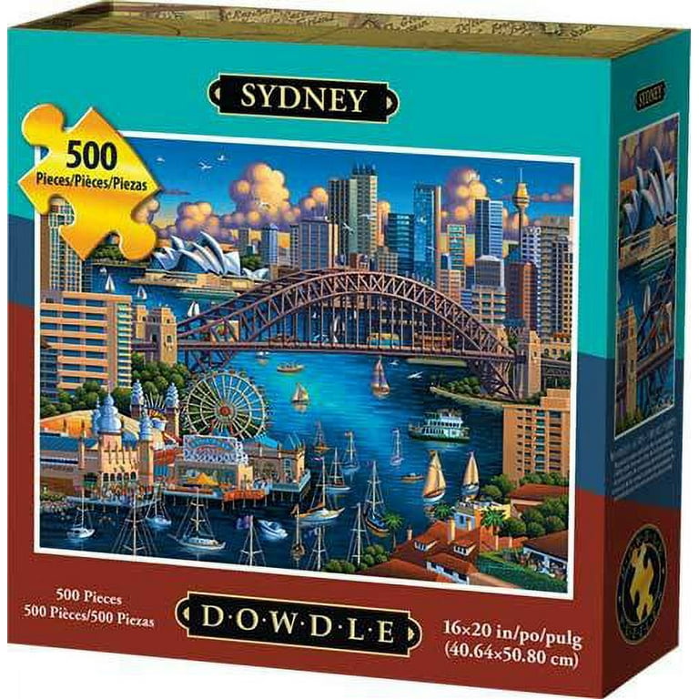 La Jolla Cove, 500 Pieces, Dowdle Folk Art | Puzzle Warehouse