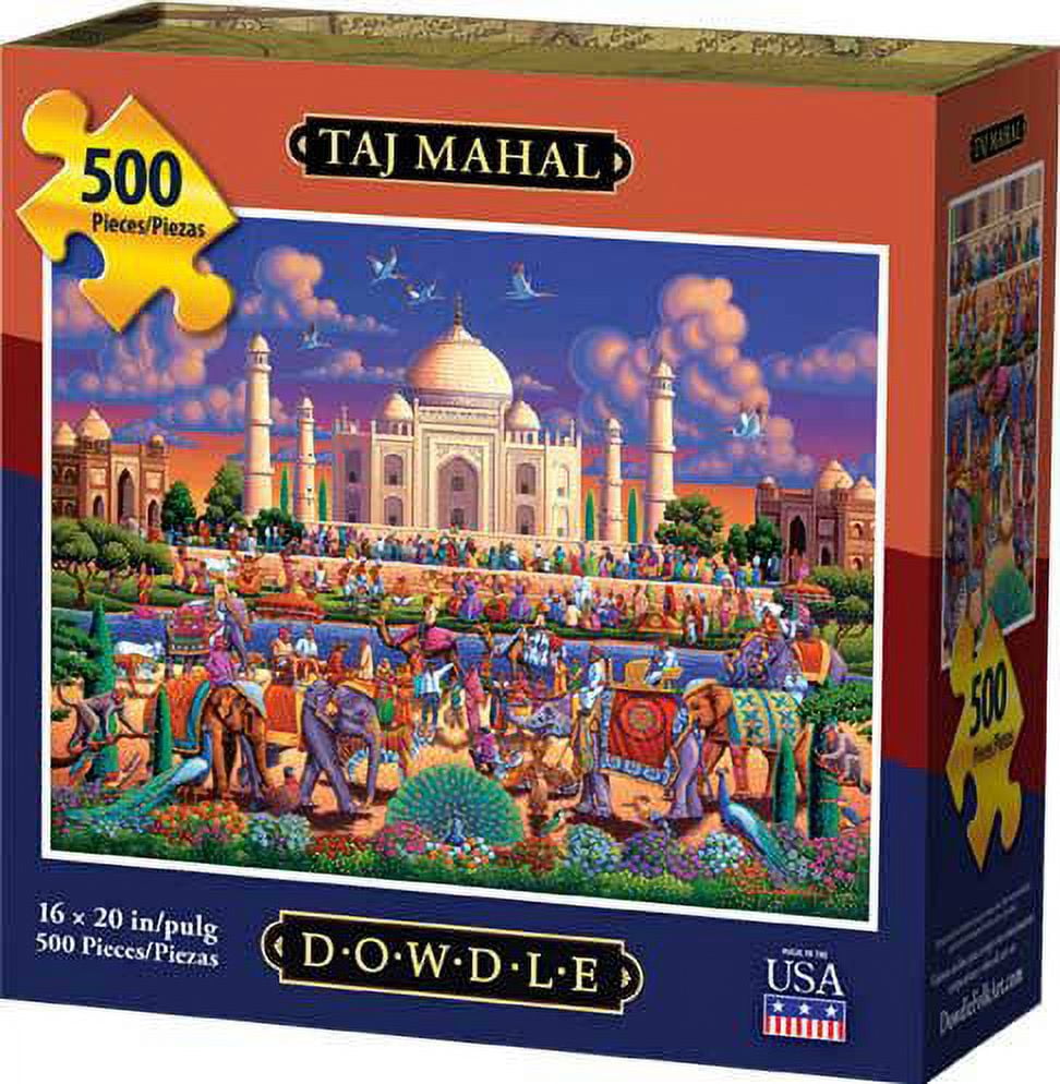 Dowdle Jigsaw Puzzle - Taj Mahal - 500 Piece - Walmart.com
