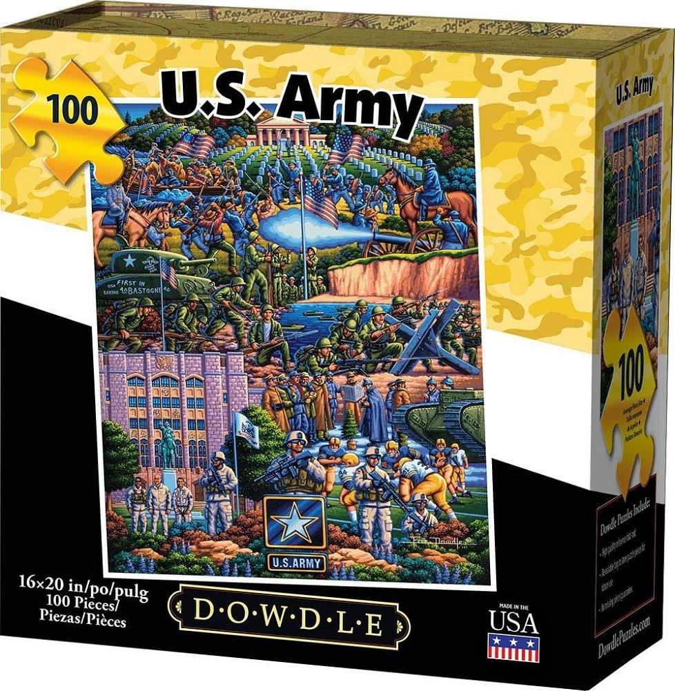 Dowdle Jigsaw Puzzle - U.S. Army - 100 Piece - Walmart.com