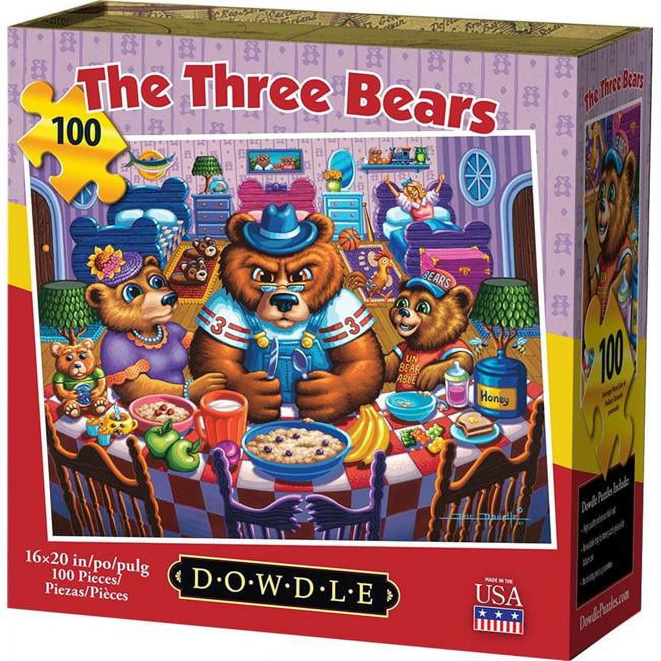 Dowdle The Three Bears Puzzle, 100 Piece - Walmart.com