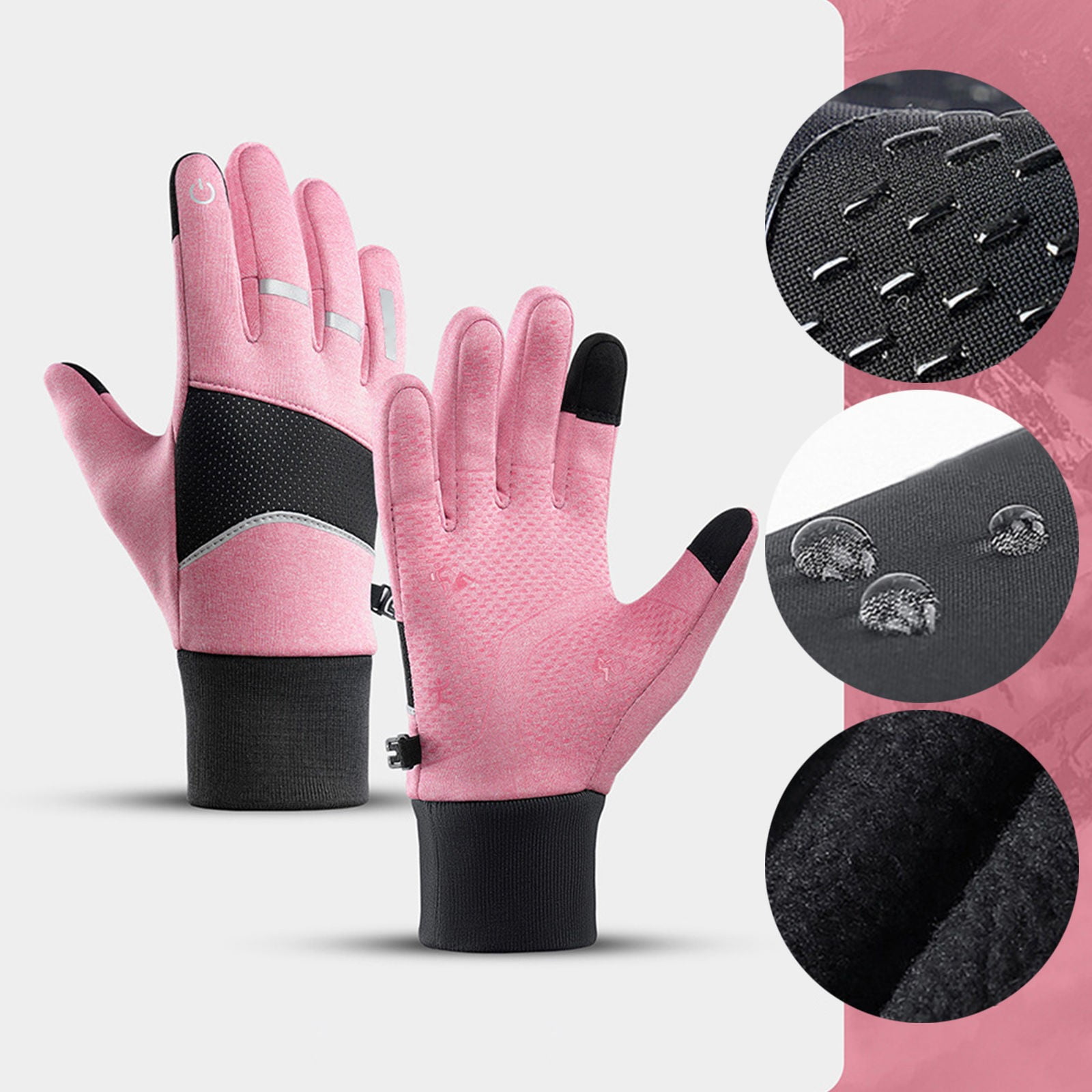 Dowegor Clearance! Warm Gloves, Motorcycle Gloves Touchscreen Cycling Gloves Warm Winter Thermal ...