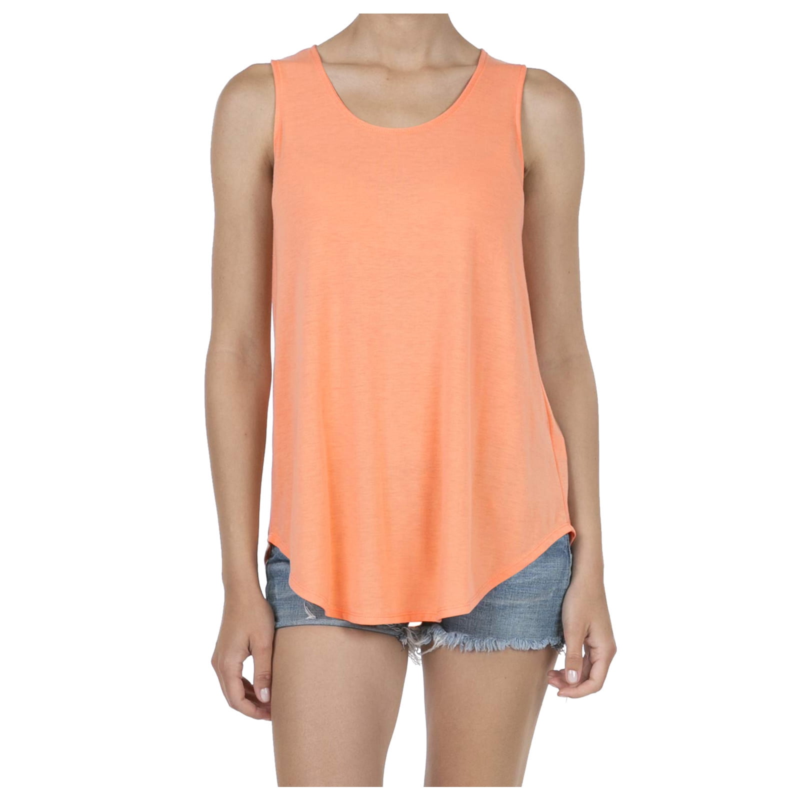 Dowegor Tank Tops Women Top O Neck Casual Tunic Tank Tops Sleeveless Shirts for Women Womens ...