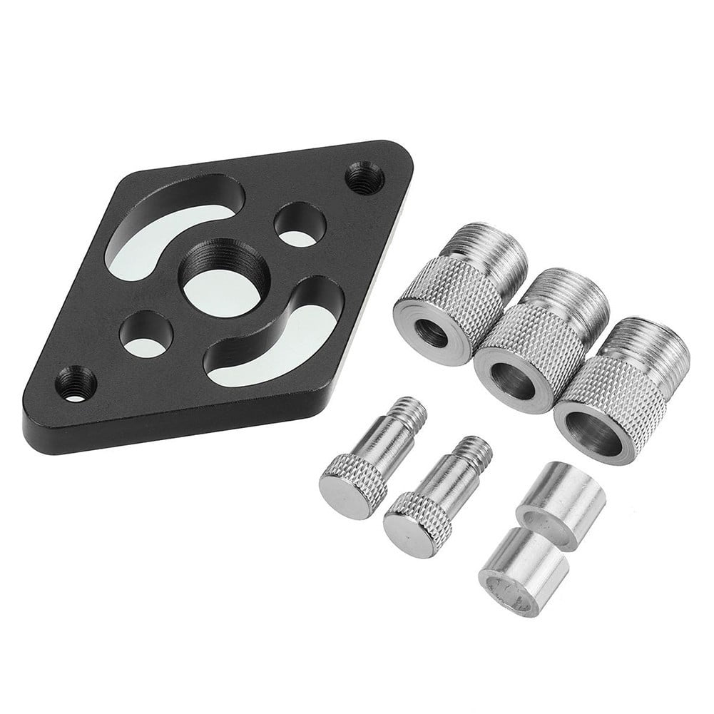 Dowel Jig Self Centering Drill Guide Locator 6/8/10mm Steel Bushing ...