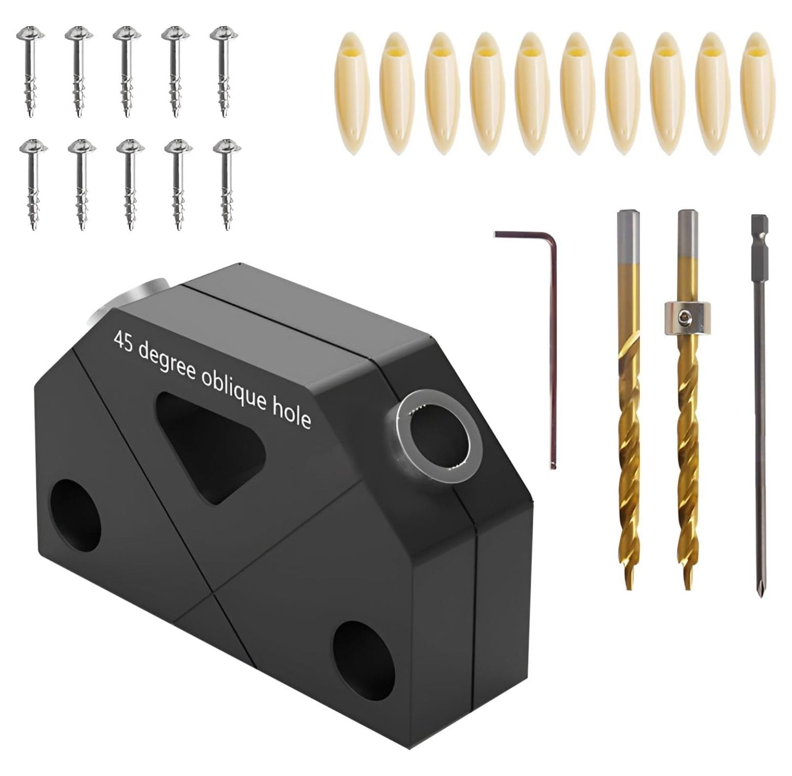 Dowel Jig X for Angled Dowel Joints, Joints Pocket Hole Jig Kit Dowel ...