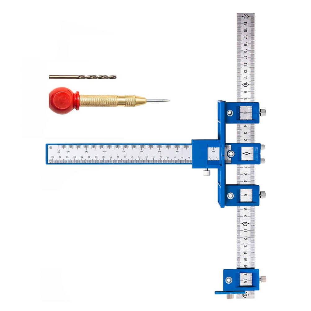 Dowel Wood Doweling Guide Jig Template Adjustable Hand Grip Drill ...