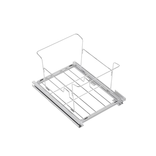 Dowell Alu Bottom Mount Pull-Out Waste Container W/Door Mounting Kit ...
