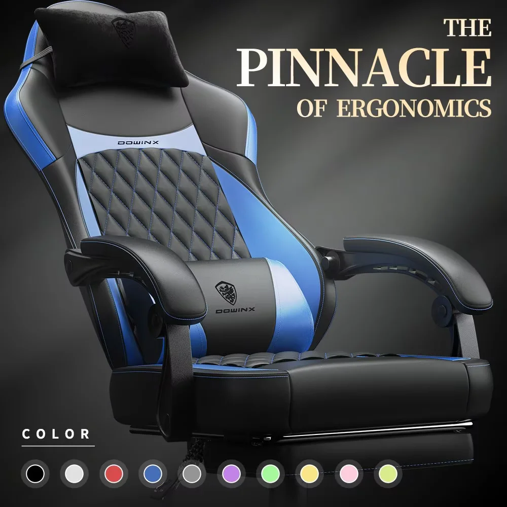 Dowinx Ergonomic Gaming Chair with Pocket Spring Cushion & Massage ...