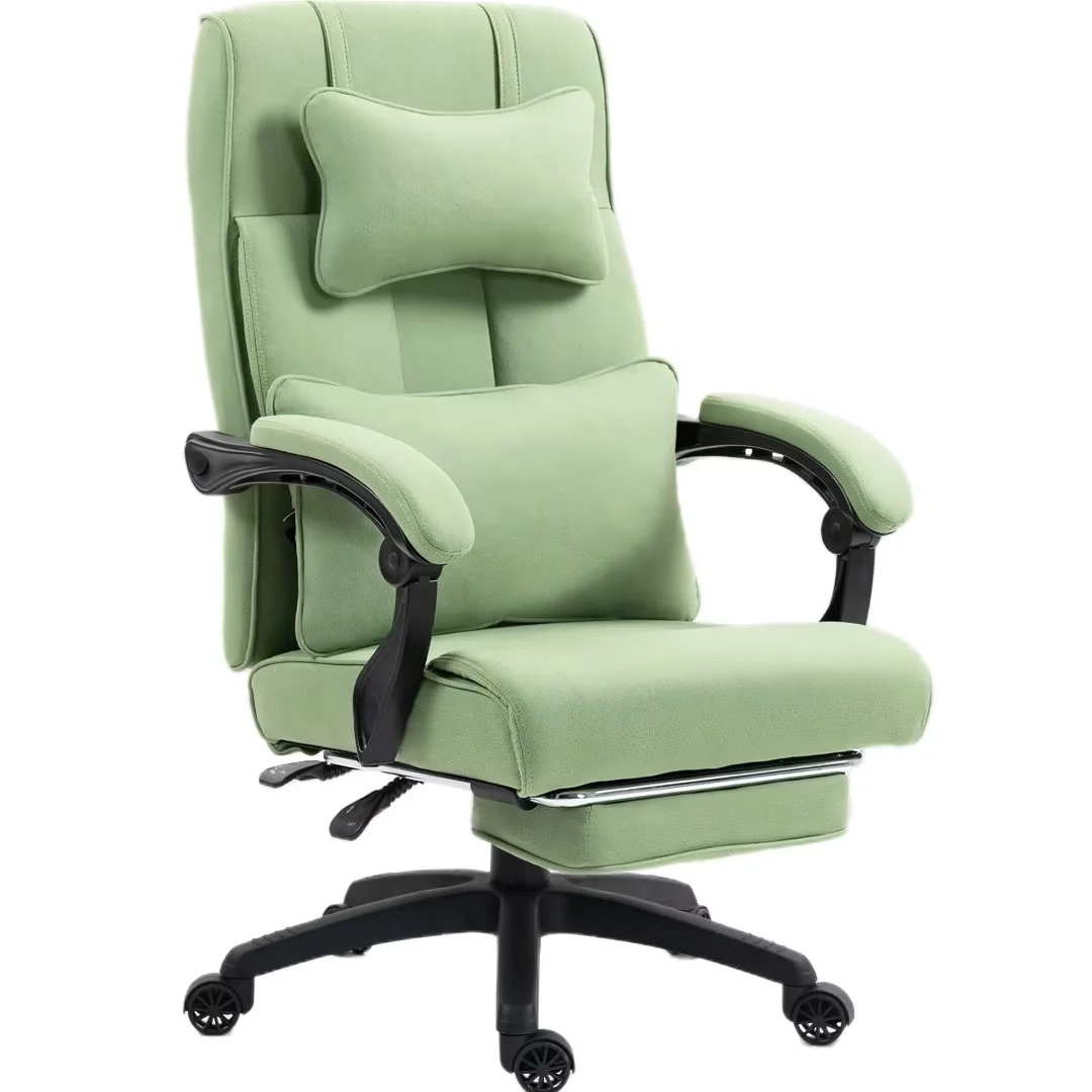 Dowinx Executive Office Chair Fabric Big And Tall With Footrest