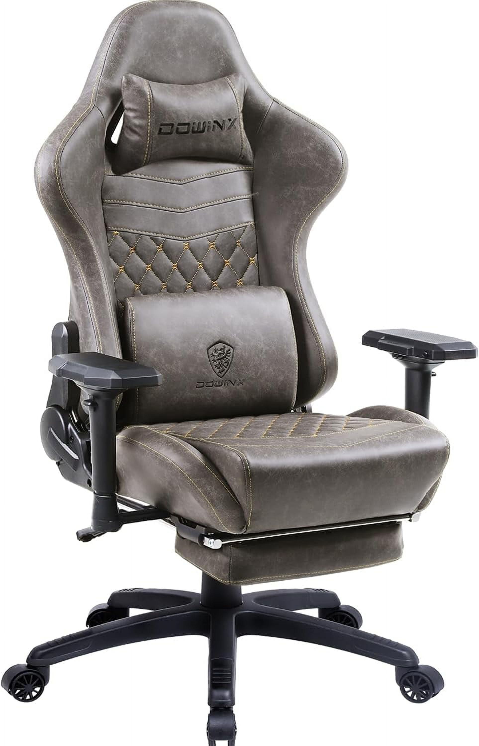 Dowinx Gaming Chair Ergonomic Racing Style Recliner with Massage Lumbar ...