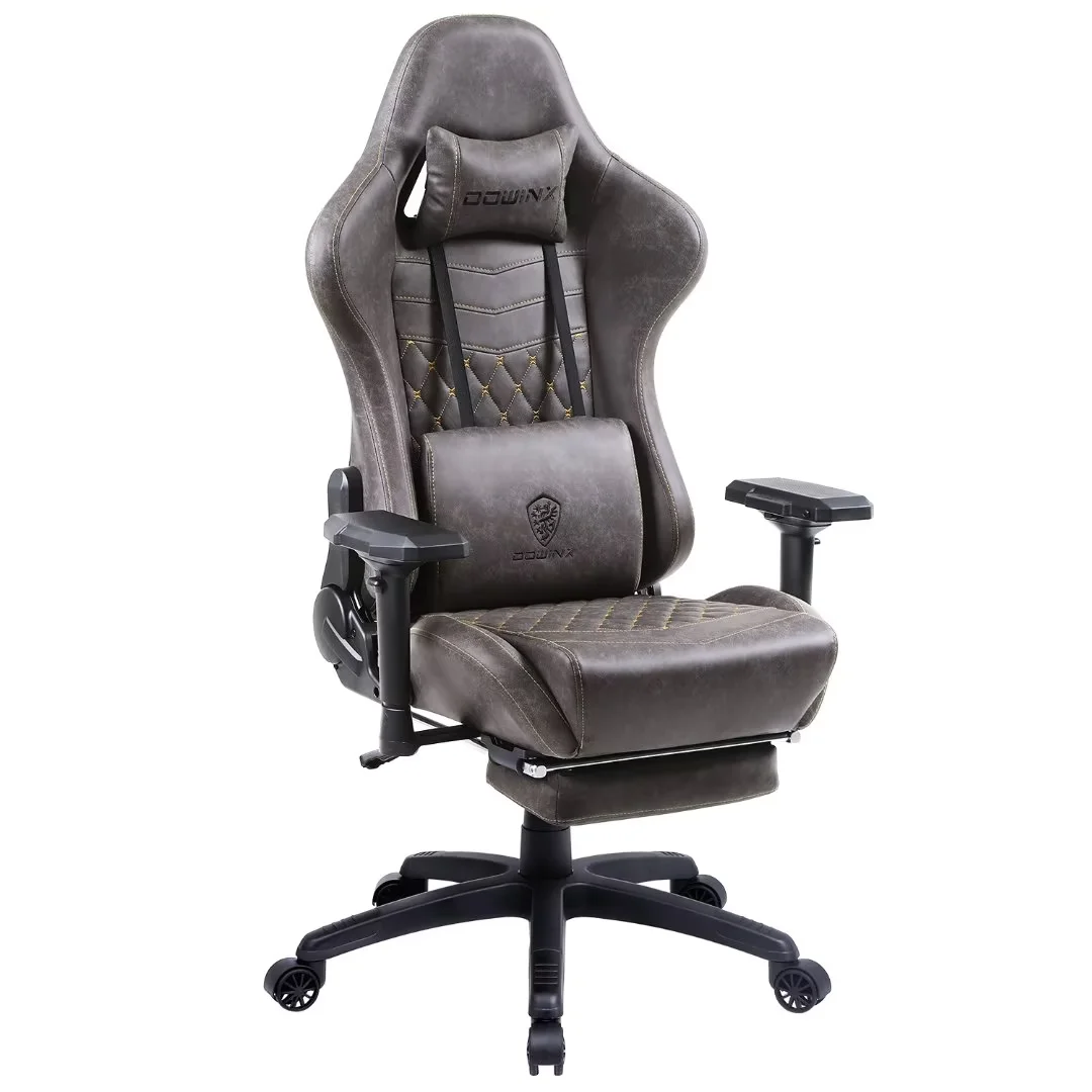 Dowinx Gaming Chair Ergonomic Racing Style Recliner with Massage Lumbar ...