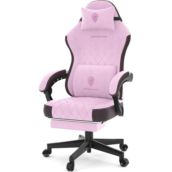 Dowinx Gaming Chair, Fabric Gaming Chairs for Adults with Pocket Spring ...