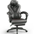 Dowinx Gaming Chair with Footrest, Big and Tall Gaming Chair for Heavy ...