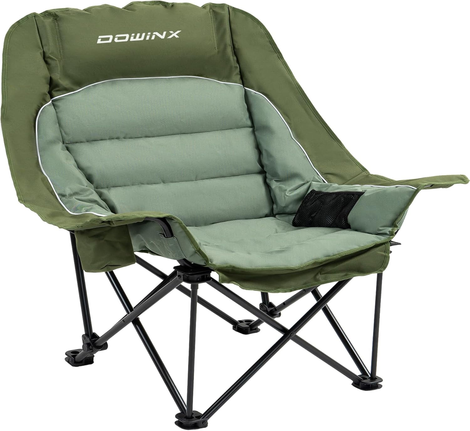 Dowinx Oversized Camping Chair for Adults - Extra Large, Folding Lawn ...