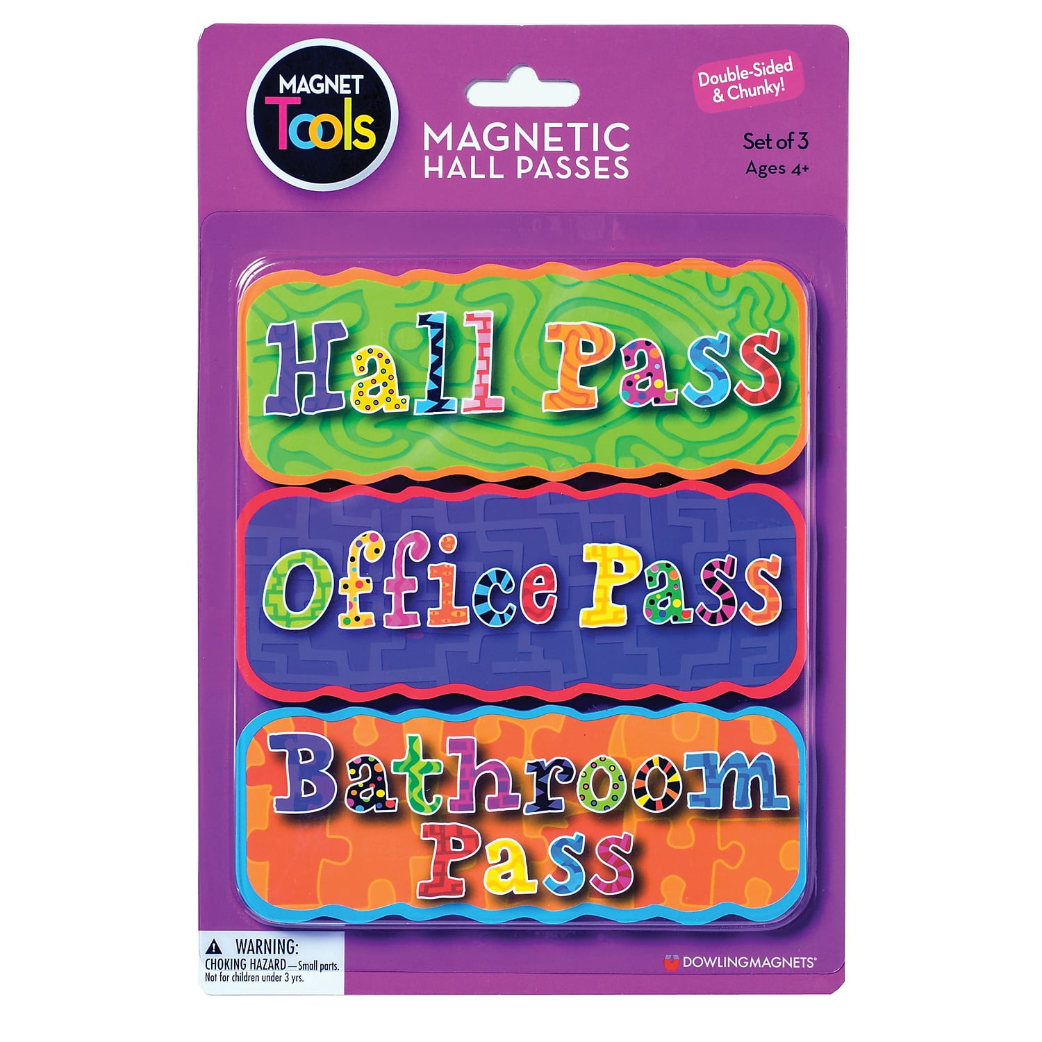 Dowling Magnets Magnetic Pass Set 3/PK 2 PK/BD DO-735204 - Walmart.com