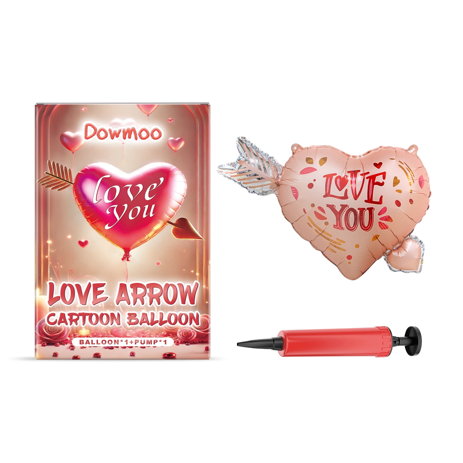 Dowmoo Atmosphere Balloon Set for Valentine Proposal Anniversary Date ...