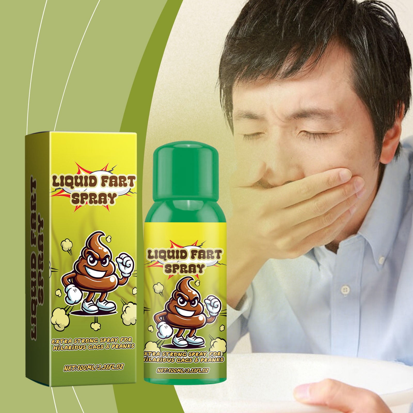 Dowmoo Fart Spray Hilarious Prank Novelty Produces Realistic Sounds ...
