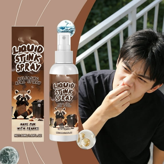 Dowmoo Liquid Stink Spray,50Ml Bottle Releasing Real Stinky Prank Prop ...