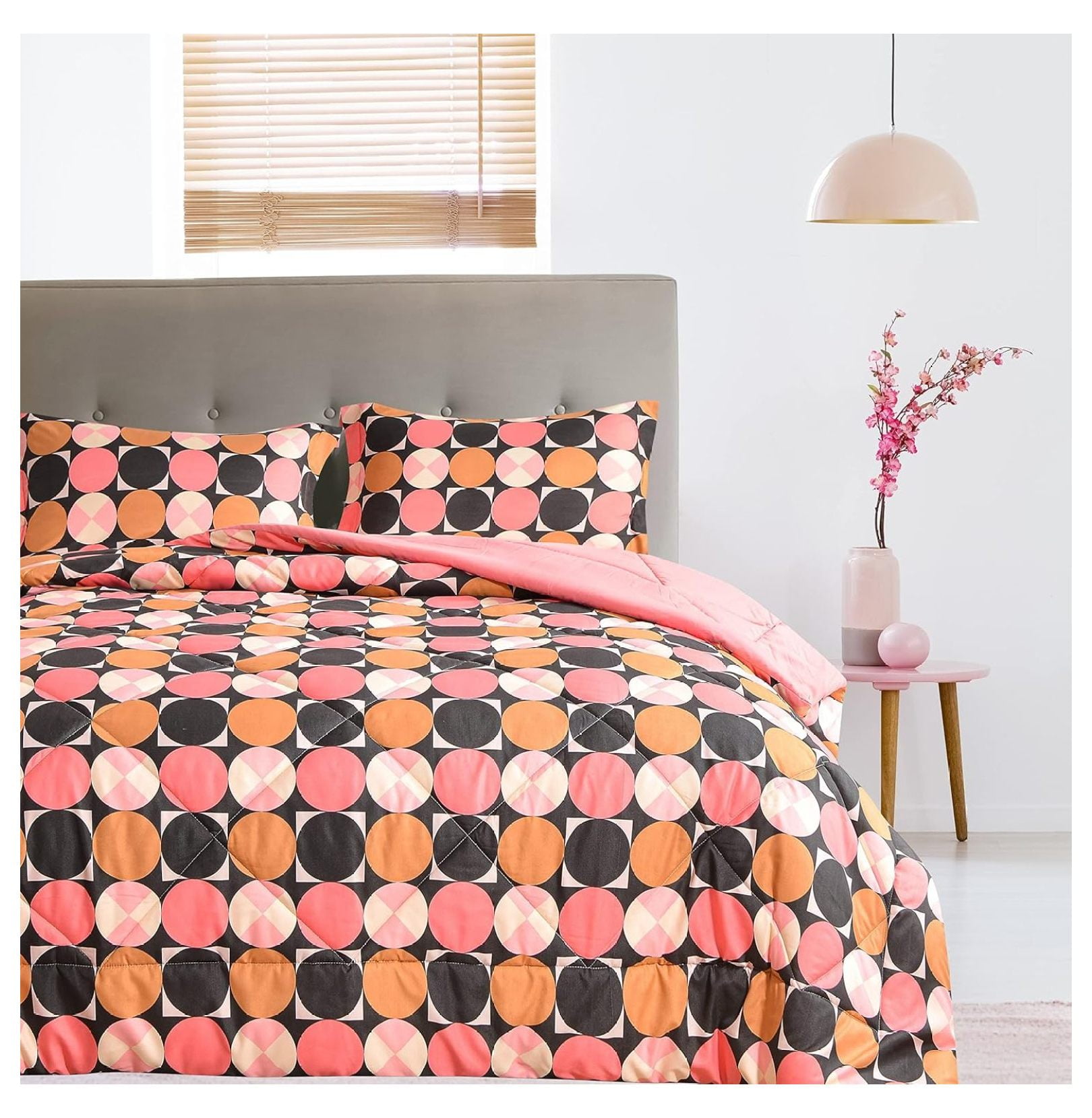 Down Alternative Comforter Set with 1 Comforter and 2 Pillow Shams ...