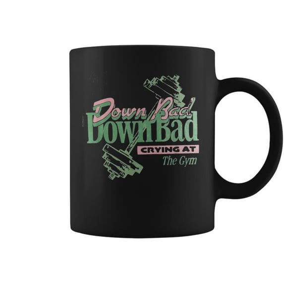 Down Bad Crying At The Gym Workout Coffee Mugs - Walmart.com