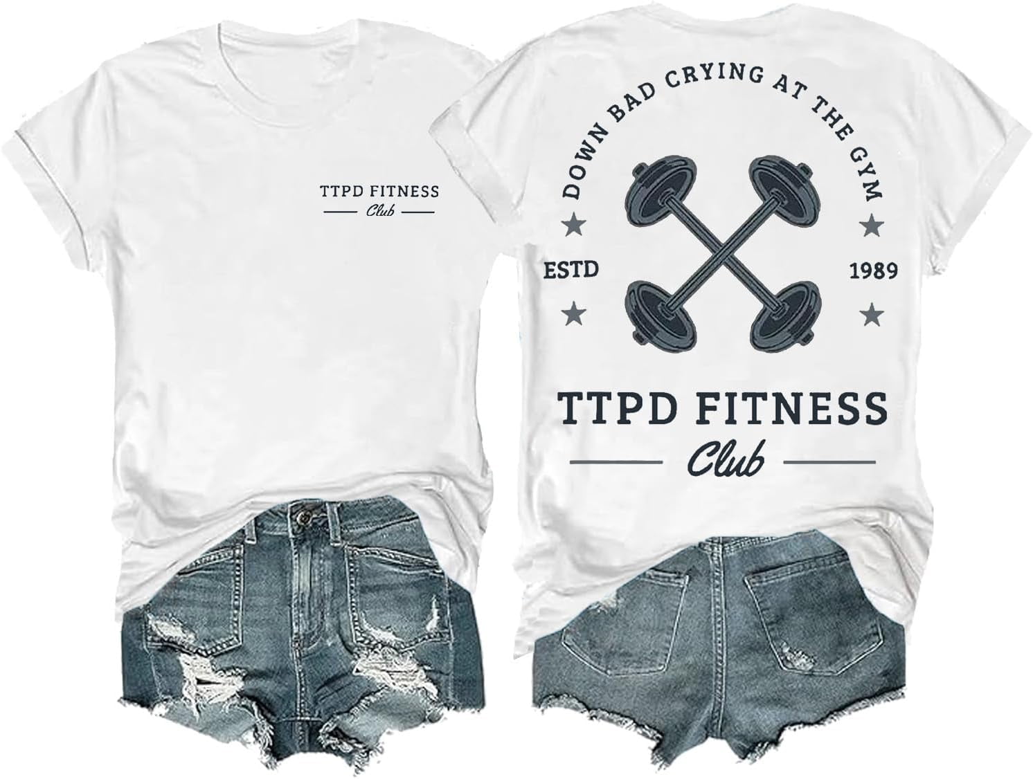 Down Bad Crying at The Gym Shirt Down Bad Crying at The Gym T-Shirt ...