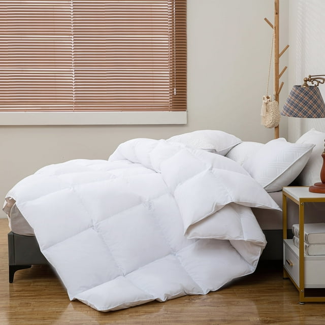 Down Comforter, Queen Size All Season Duvet Insert, Luxurious Hotel ...