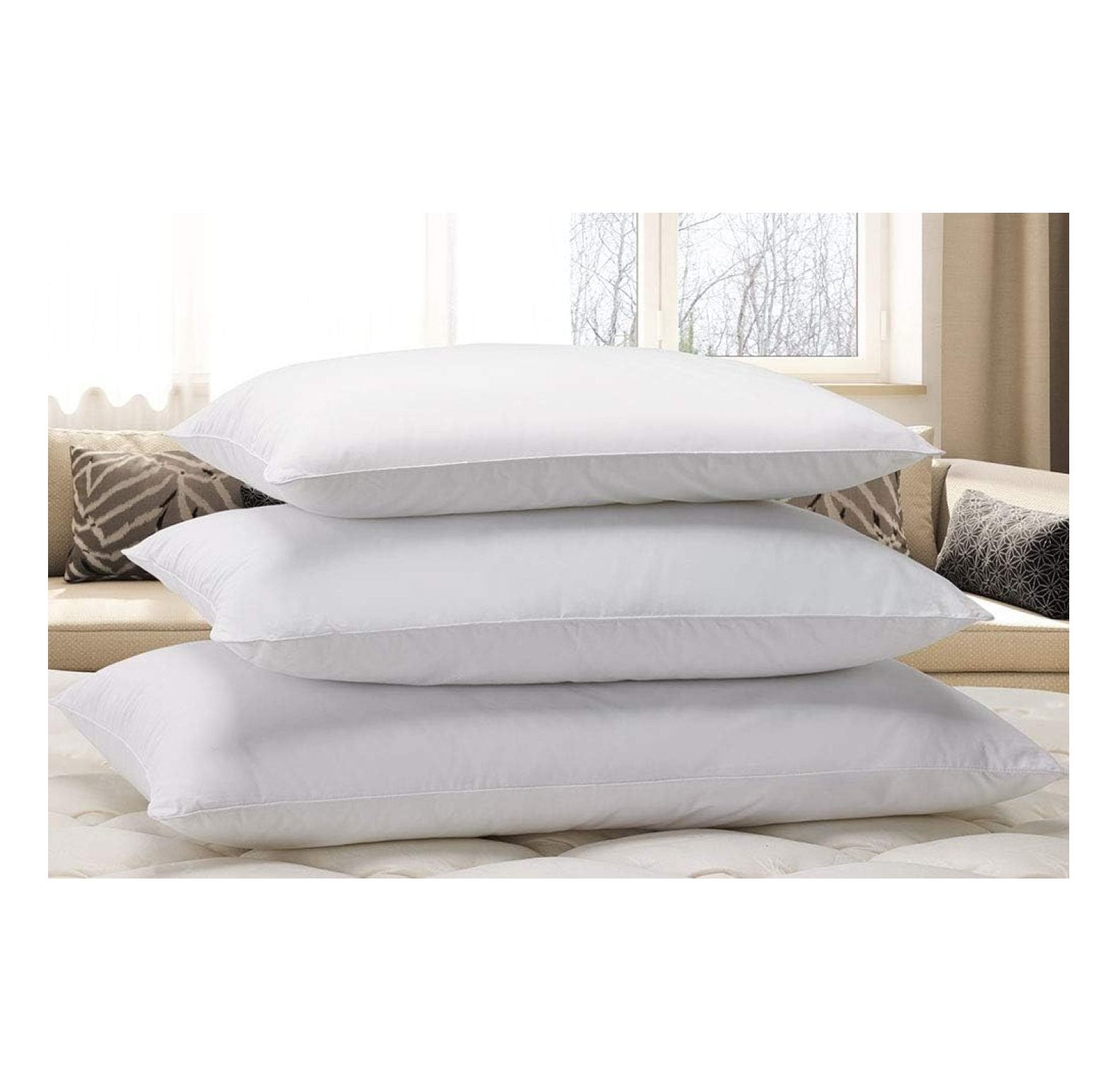 Down Eco Pillow - Soft, Eco-Friendly Pillow with 100% Recycled Fill ...