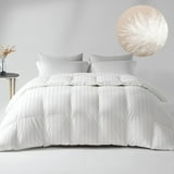 Down Feather Comforter Queen Size - All Season Hotel Duvet Insert ...