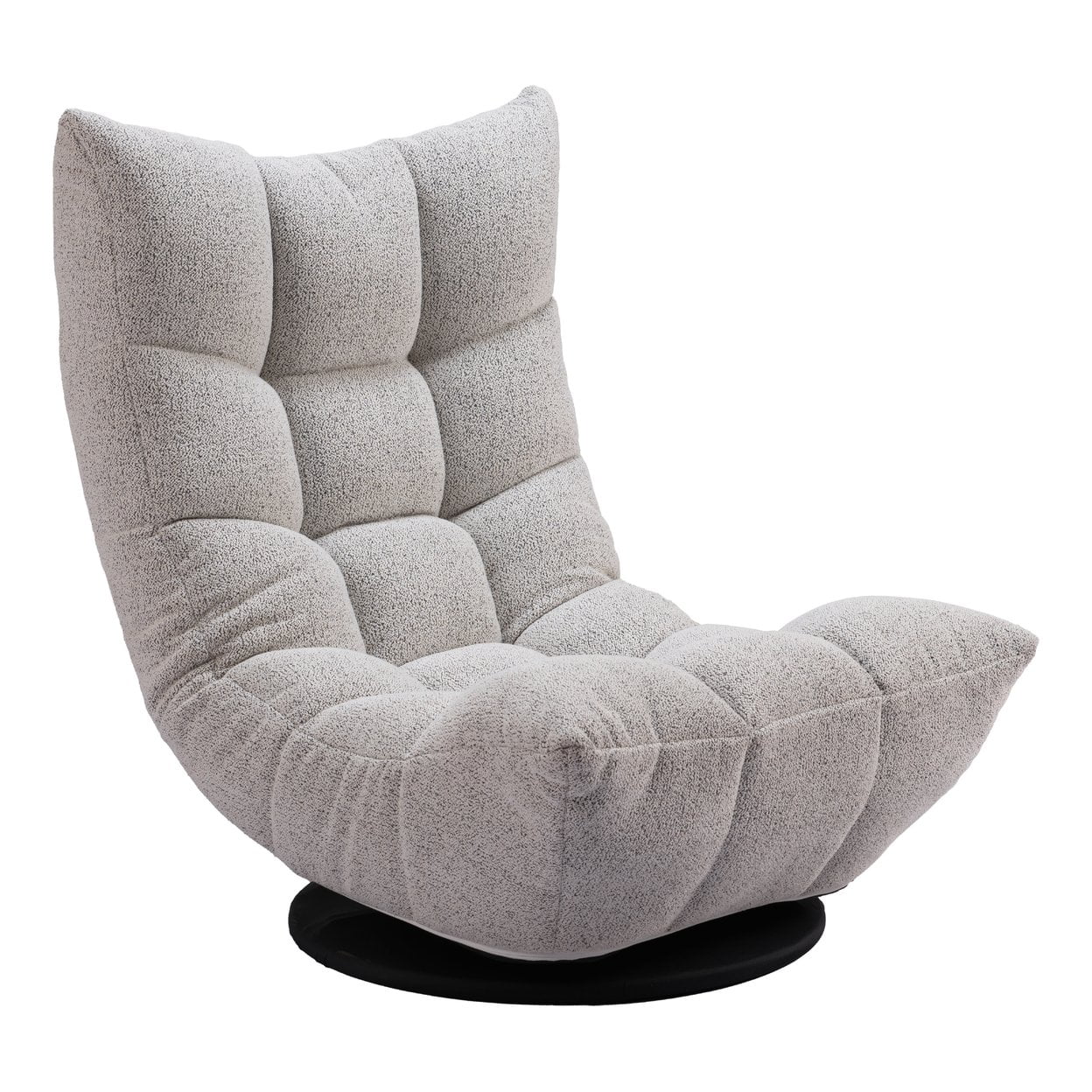 Down Go Living Room Lounge Swivel Chair in Ash Gray - Walmart Business ...