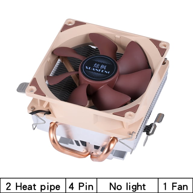Down Pressure Type 2 Copper Tube PC Air-Cooled Silent Computer PWM Fan ...