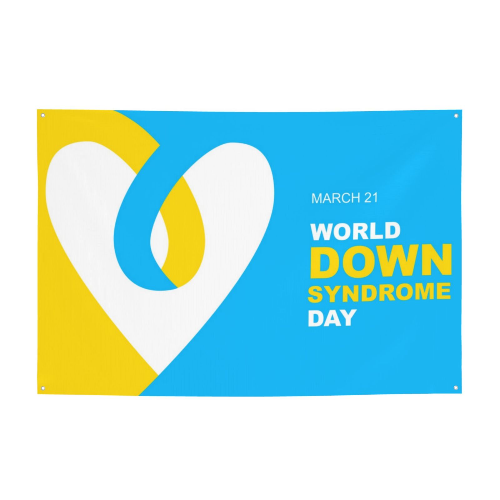 Down Syndrome Awareness Day Banner Backdrop Porch Sign 47 x 71 Inches ...
