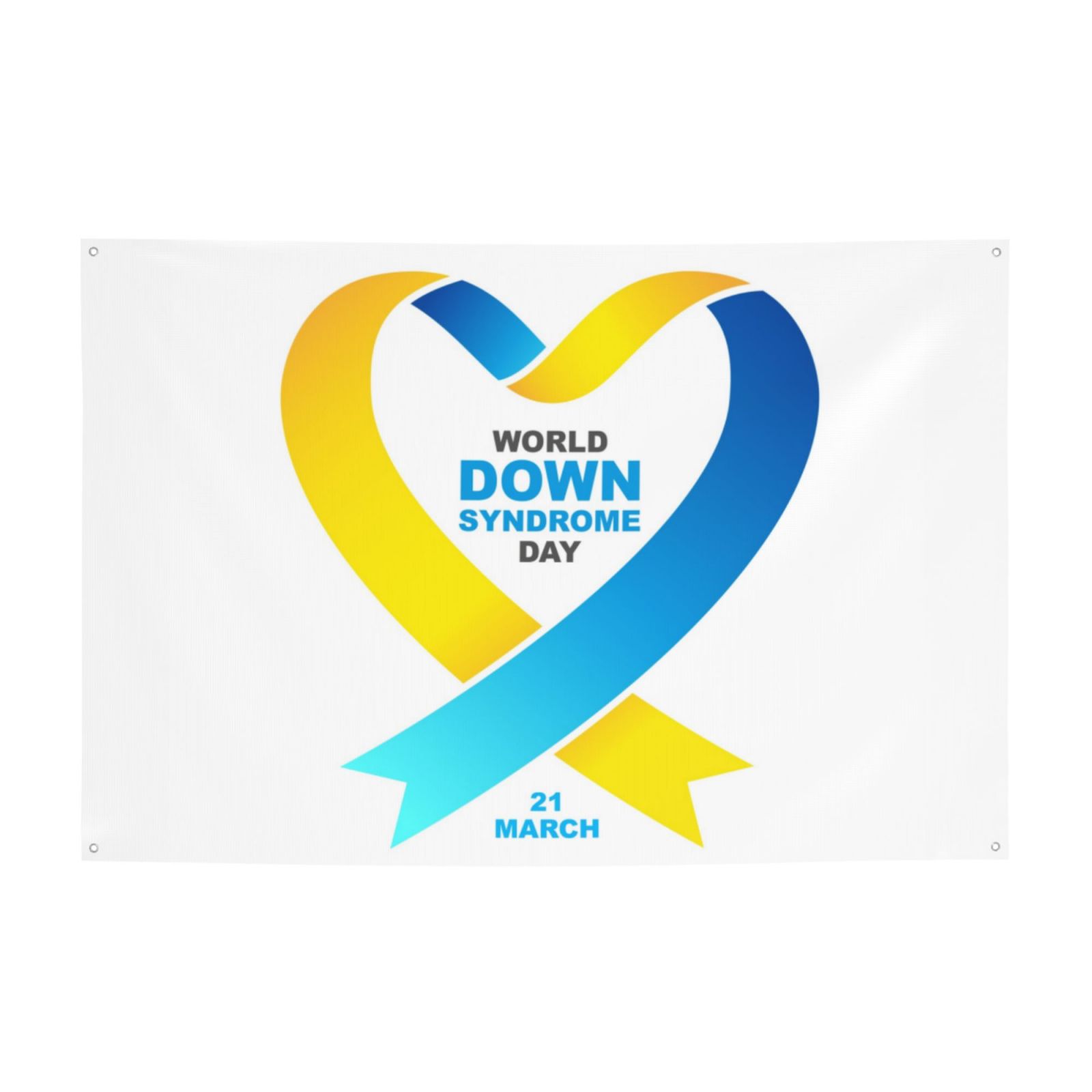 Down Syndrome Awareness Day Banner Backdrop Porch Sign 47 x 71 Inches ...