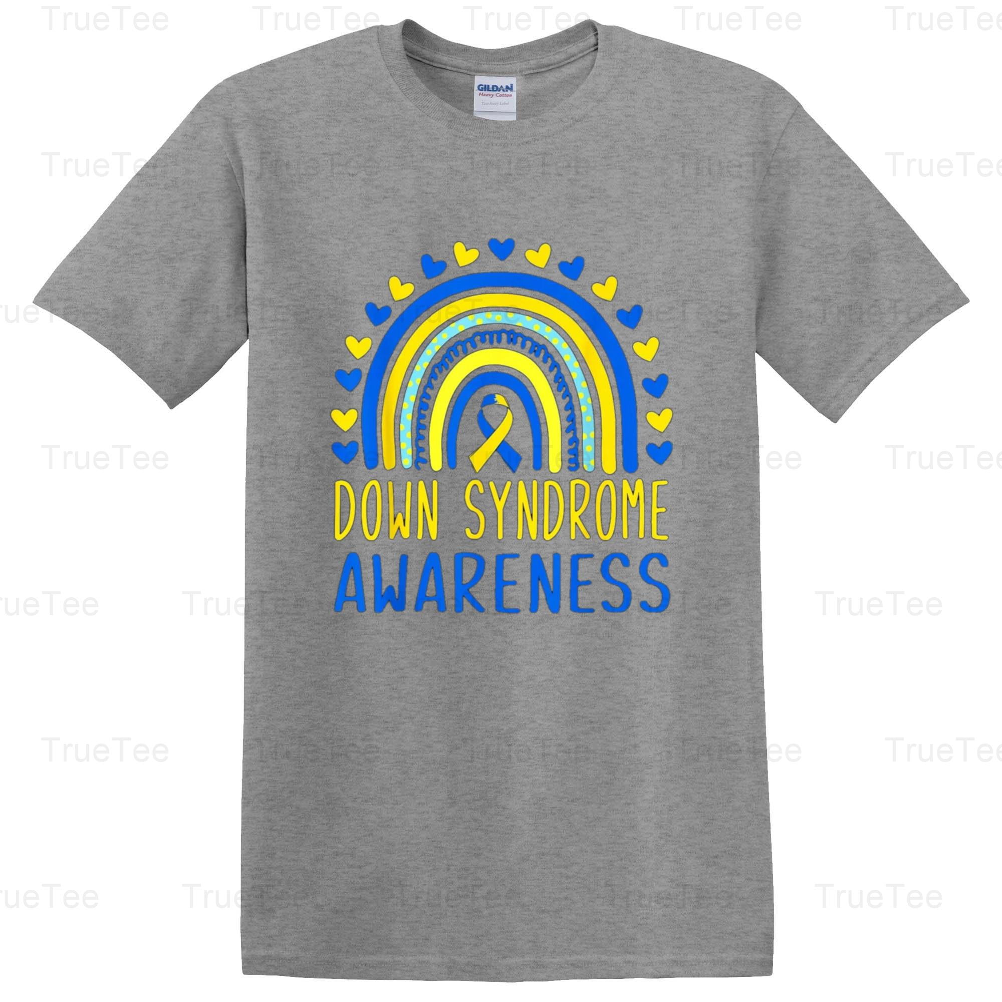 Down Syndrome, Awareness Day, Funny, Rainbow, T21, Yellow Blue, Support ...