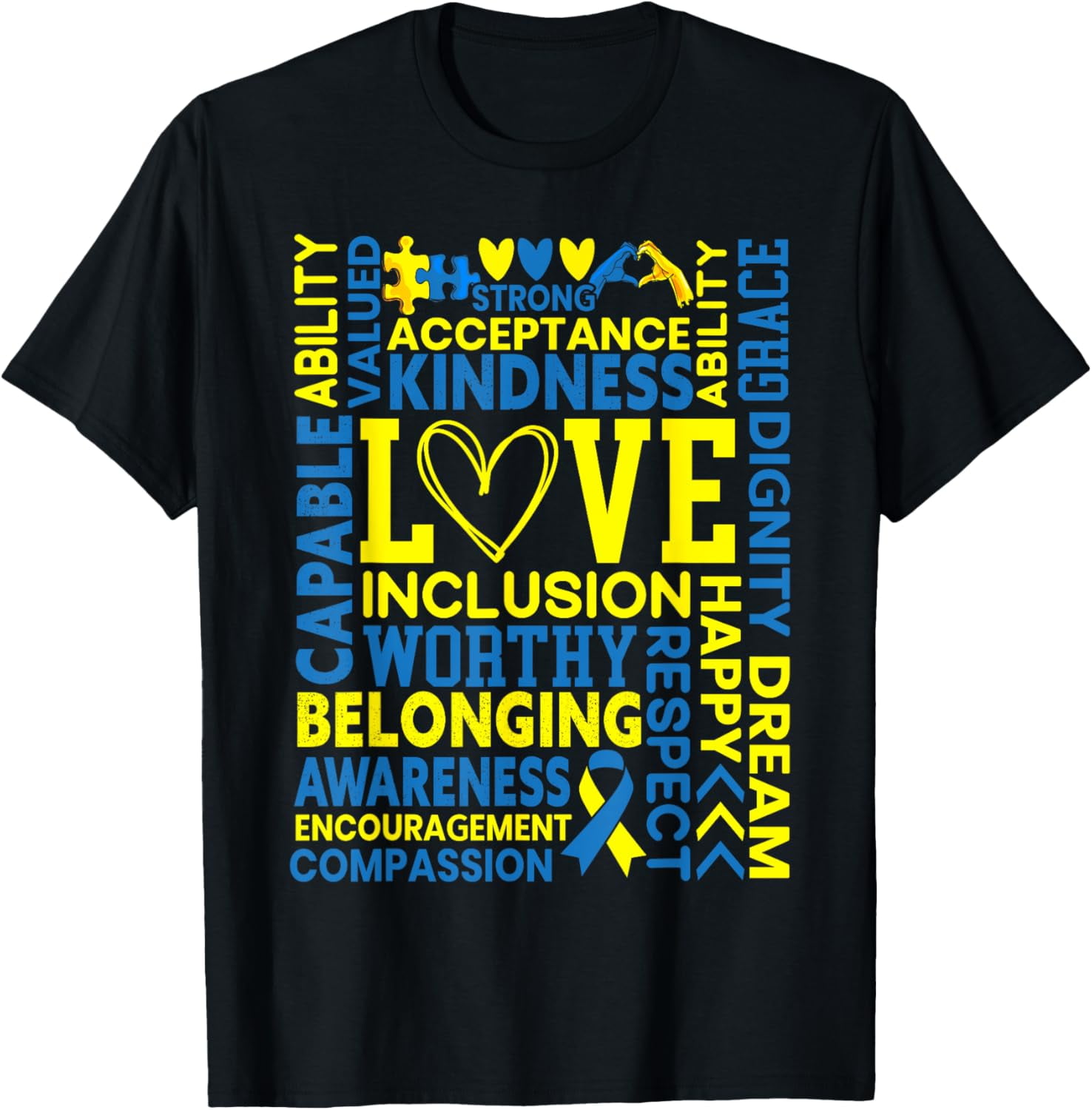 Down Syndrome Awareness Extra Chromosome Trisonomy 21 T-Shirt - Walmart.com