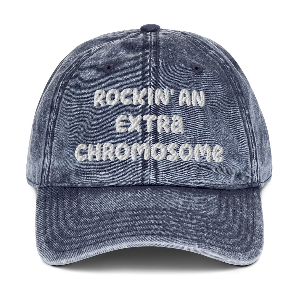 Down Syndrome Awareness Kids T21 Embroidered Vintage Cap, Rockin' An ...