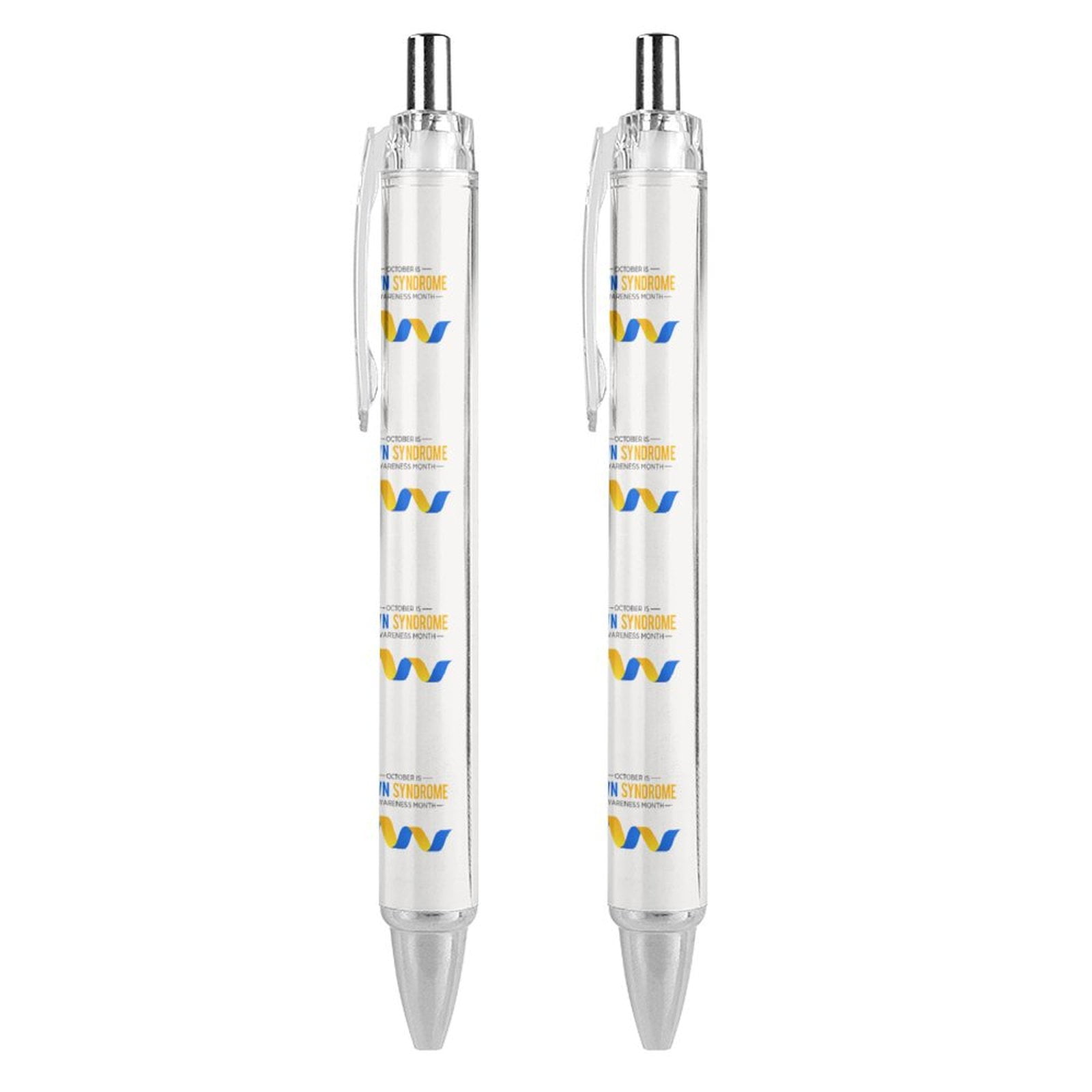 Down Syndrome Awareness Month Ballpoint Pen Retractable Pens Black ...