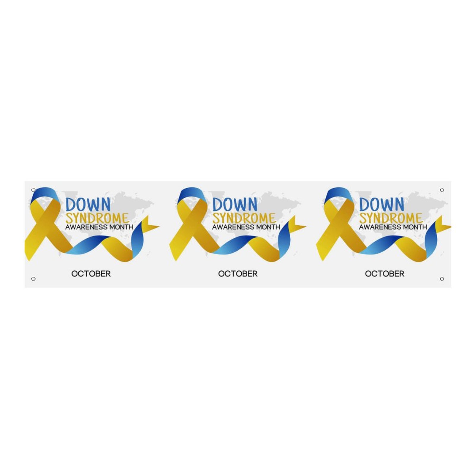 Down Syndrome Awareness Month Banners Flag Hanging Backdrop Sign Wall ...