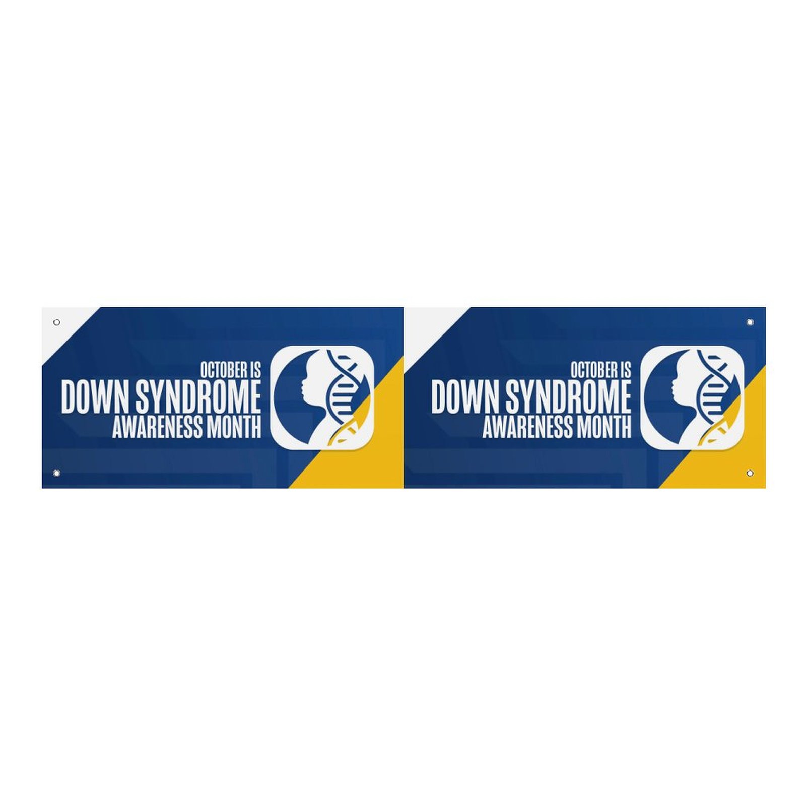 Down Syndrome Awareness Month Banners Flag Hanging Backdrop Sign Wall ...