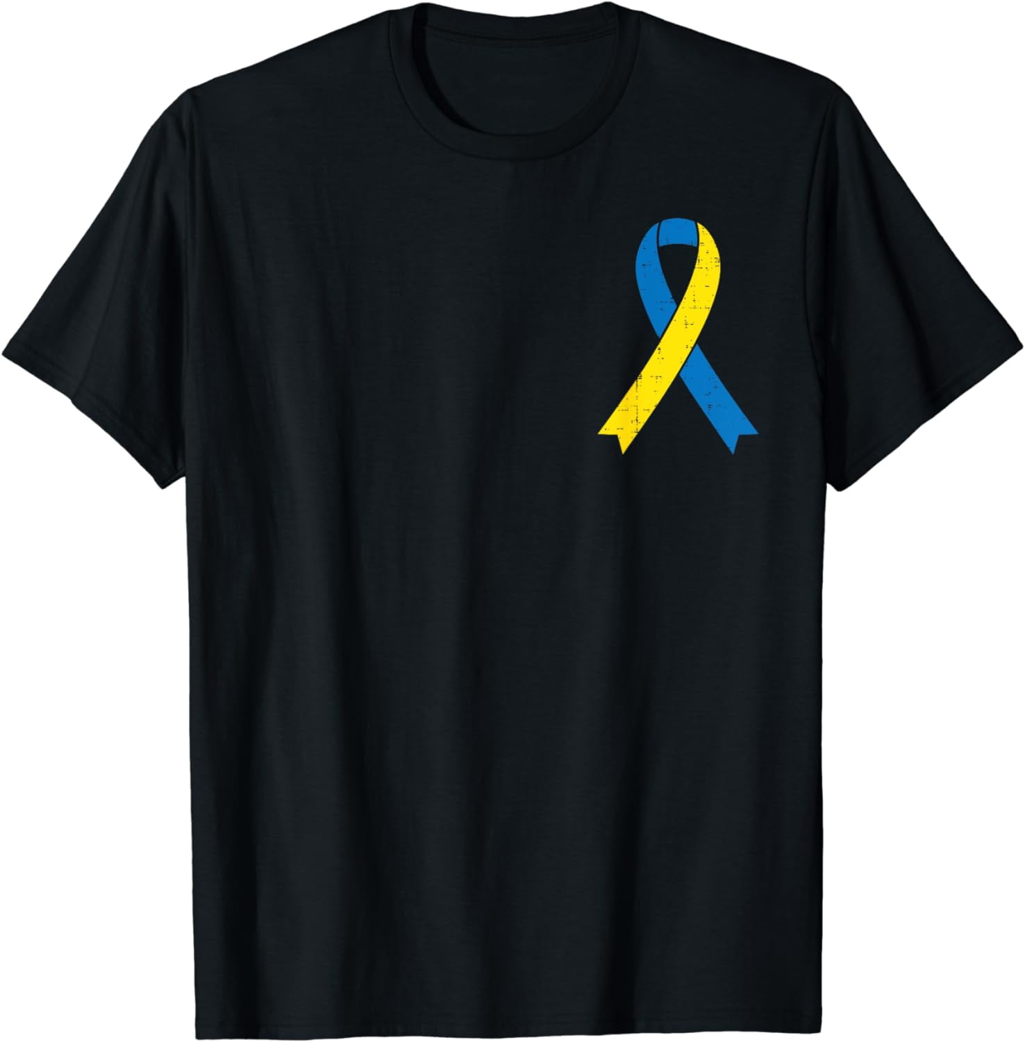 Down Syndrome Awareness Ribbon Pocket T21 WDSD Men Women Kid Cotton T ...