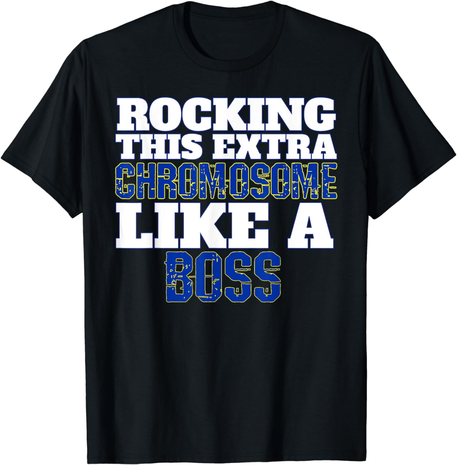 Down Syndrome Awareness Shirts Rocking Like A Boss Tee - Walmart.com