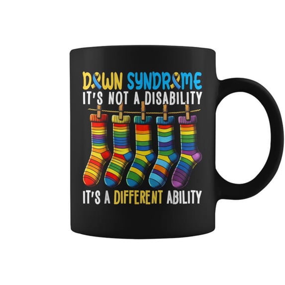 Down Syndrome It Is A Different Ability Down Syndrome Coffee Mugs ...