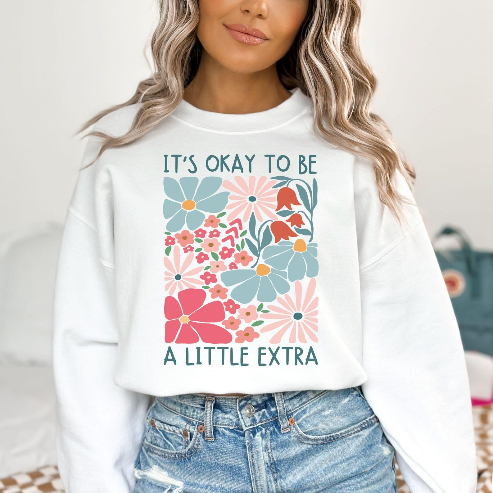 Down Syndrome Sweatshirt, It's Okay To Be A Little Extra, Down Syndrome ...